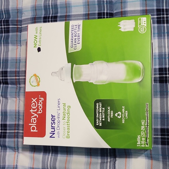 Playtex | Other | Playtex Baby Nurser 3 Bottle Box New 8 Oz Bpa Free 3m ...